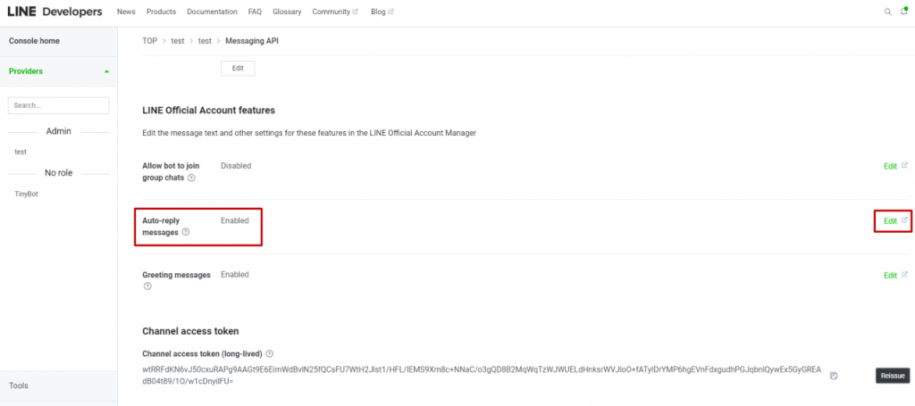 Line Messaging API 申請及串接設定 - TinyBook Blog