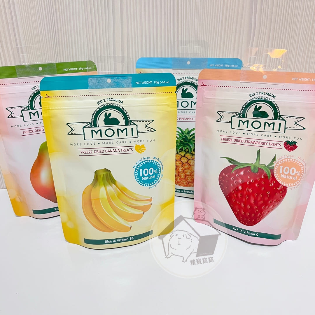 【豬寶窩窩】現貨速出 摩米Momi 特級水果凍乾小食｜天竺鼠、兔子、龍貓、倉鼠